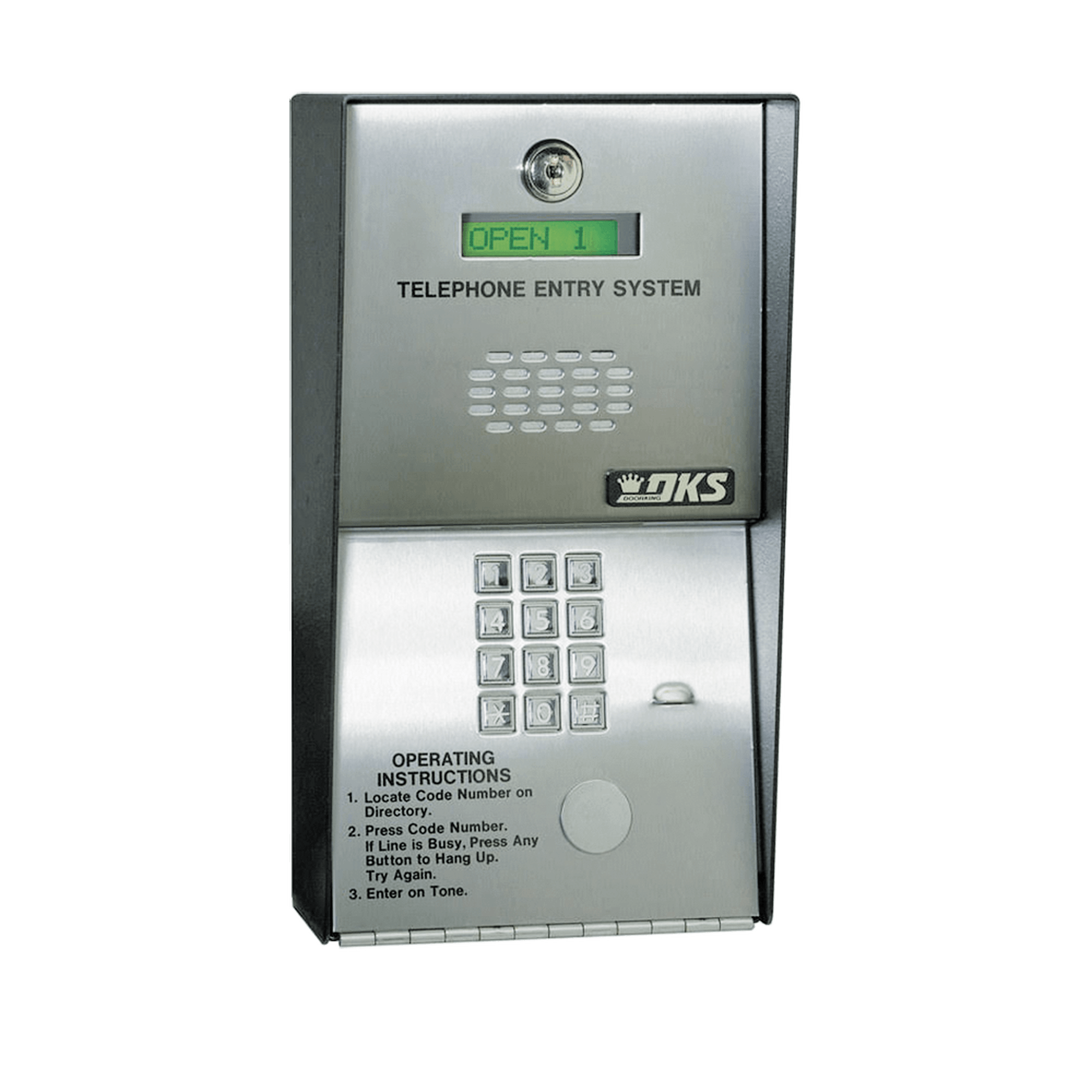 DKS Telephone Audio Intercom For 600 Telephone Numbers / Control For 2 ...