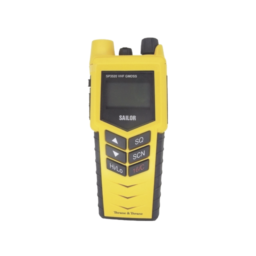 Radio portátil marino SAILOR SP3520 VHF GMDSS. – ProLink