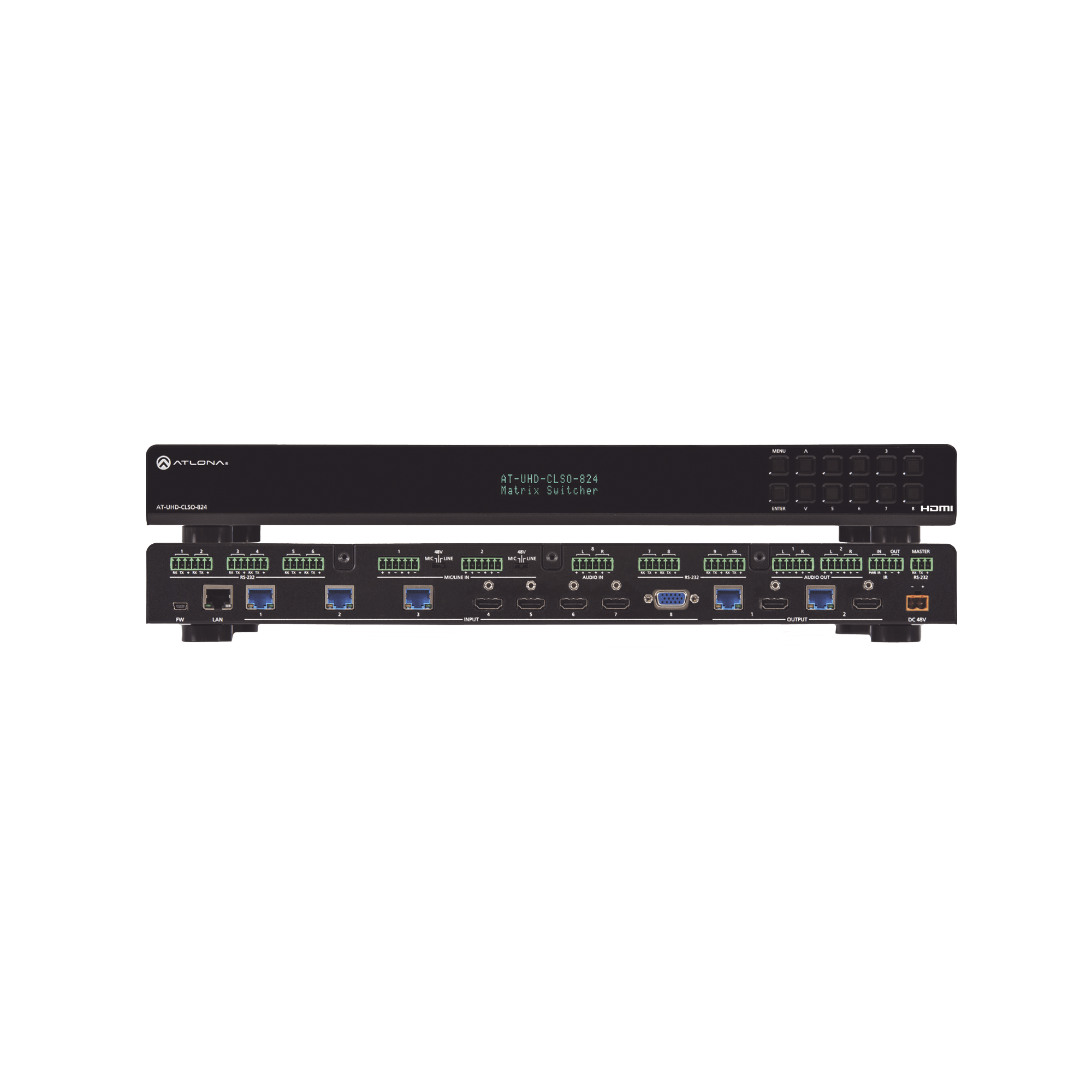 8 INPUT ; 4 OUTPUT SWITCHER – ProLink