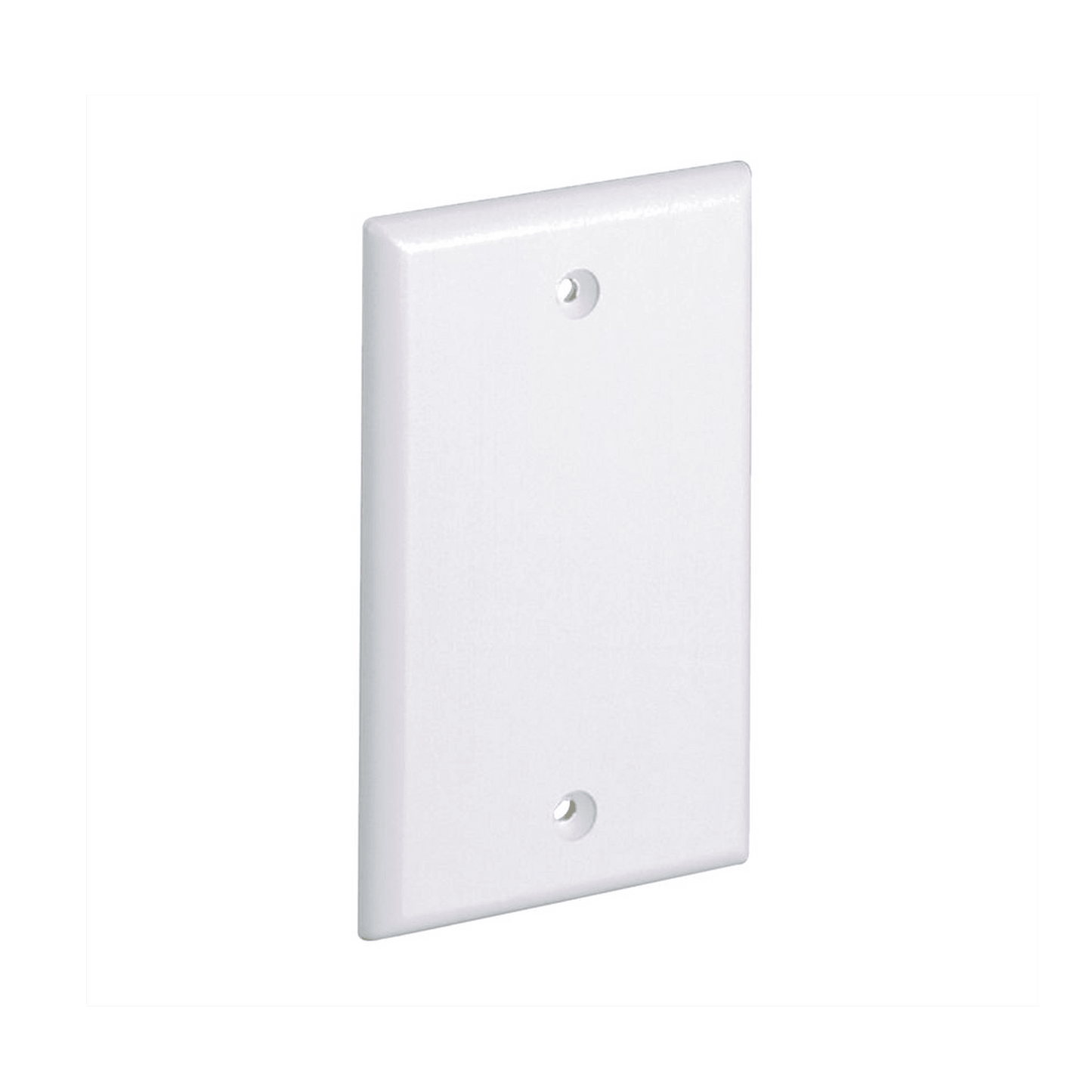 Universal Blind Wall Plate, ABS Material, Matte White Color – ProLink