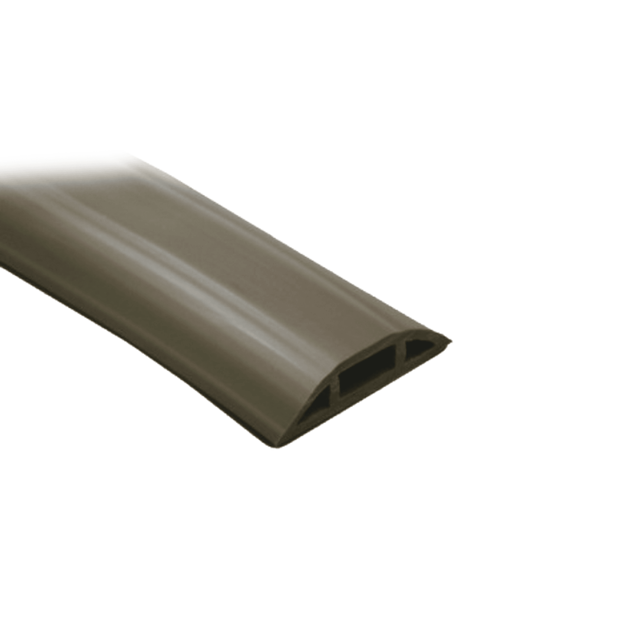 Canaleta flexible color cafe de PVC auto extinguible tramo de 2.5m ...