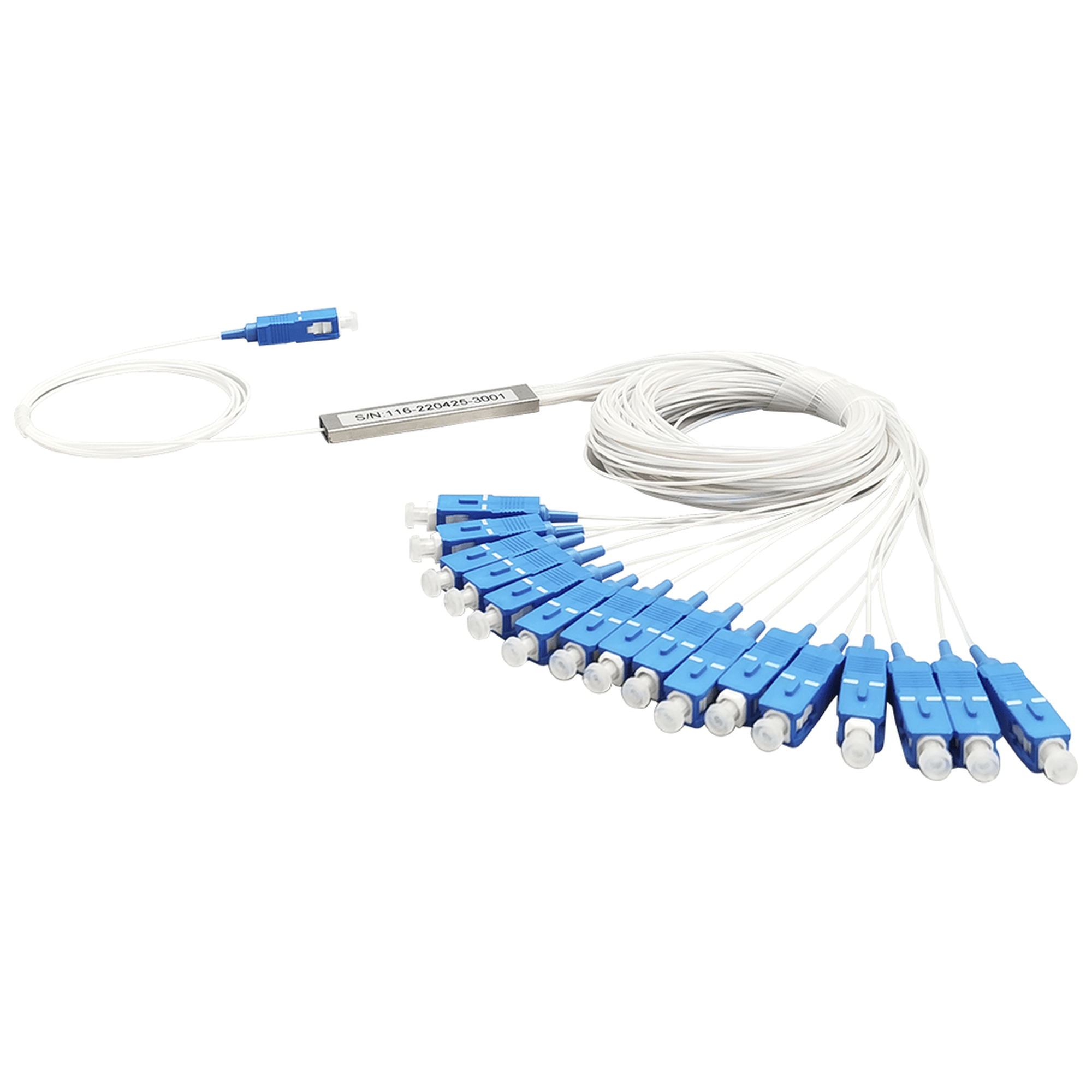 Splitter (Divisor Óptico) tipo PLC, de 1x16, conectores SC/UPC – ProLink