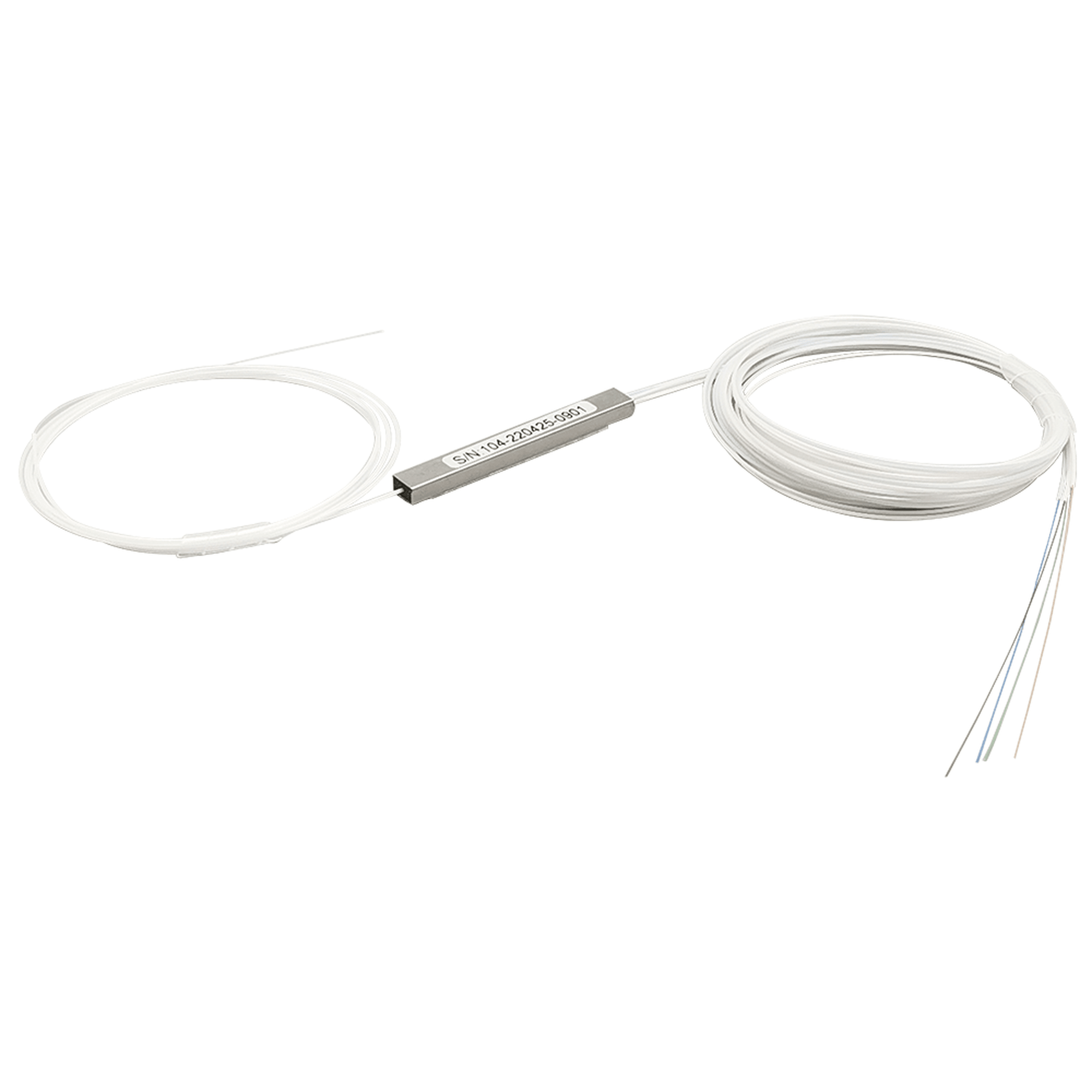 Splitter (Divisor Óptico) tipo PLC, 1x4, para fusión (sin conectores ...