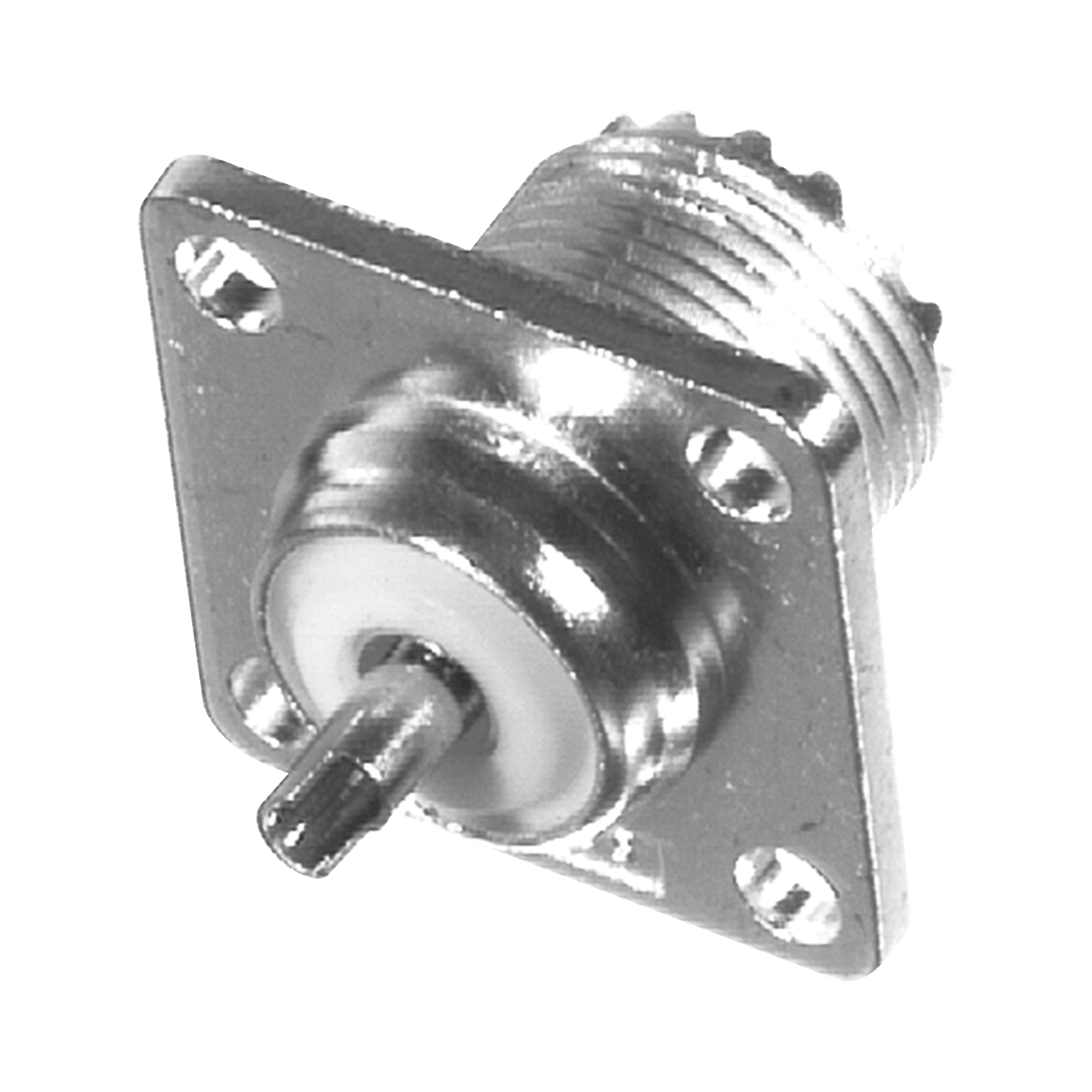 Conector UHF Hembra (SO-239) para Chasis 18 mm, Terminal Soldable, Bro ...