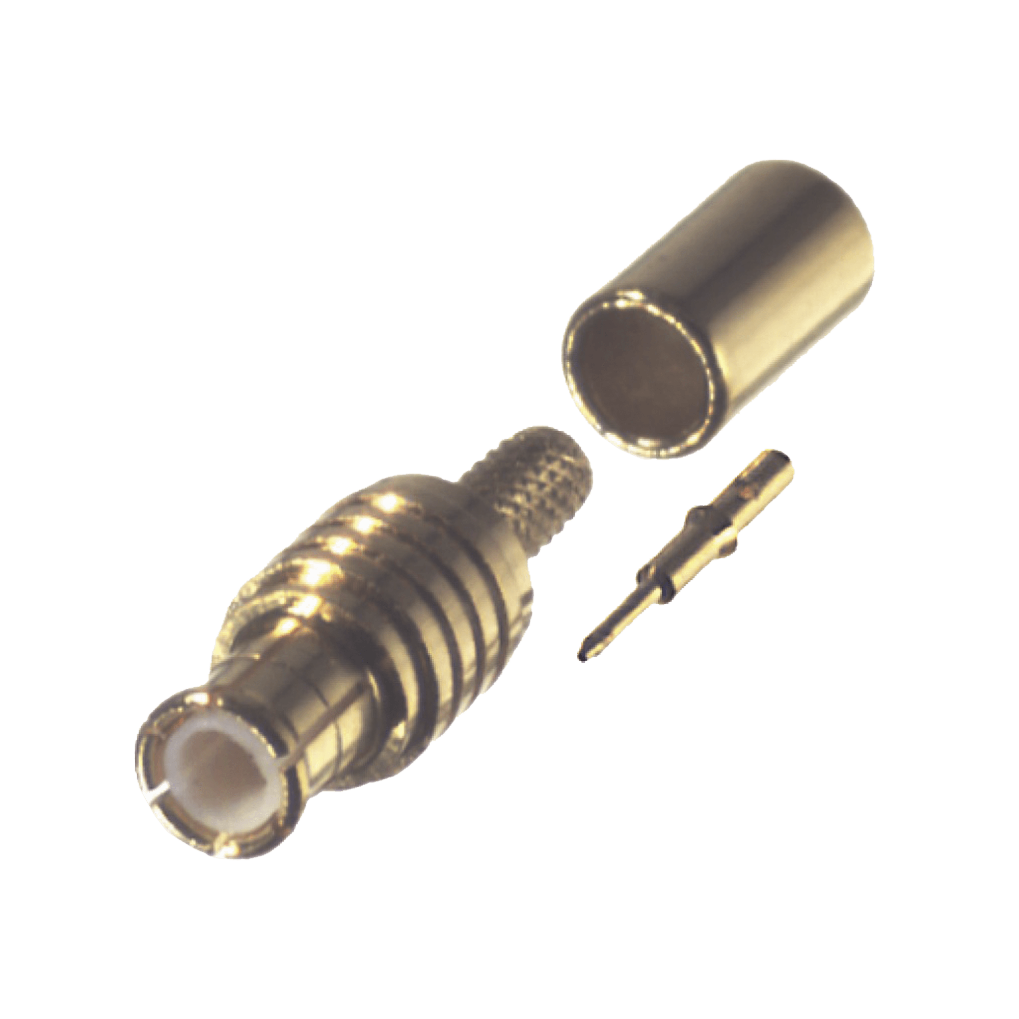 Conector MCX Macho en Línea, de Anillo Plegable en Cable RG-174/U, Oro ...