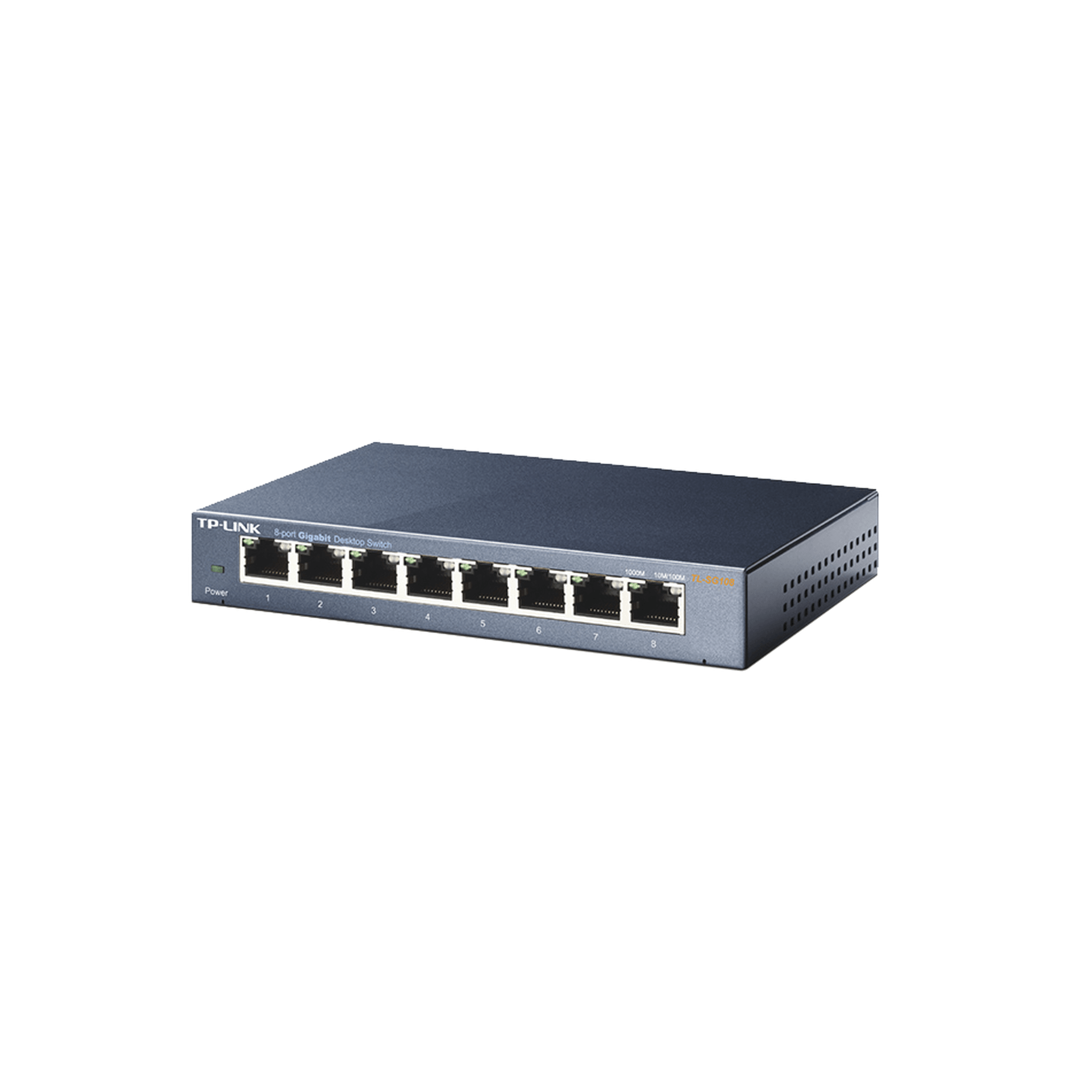 Switch Gigabit no administrable de 8 puertos 10/100/1000 Mbps – ProLink
