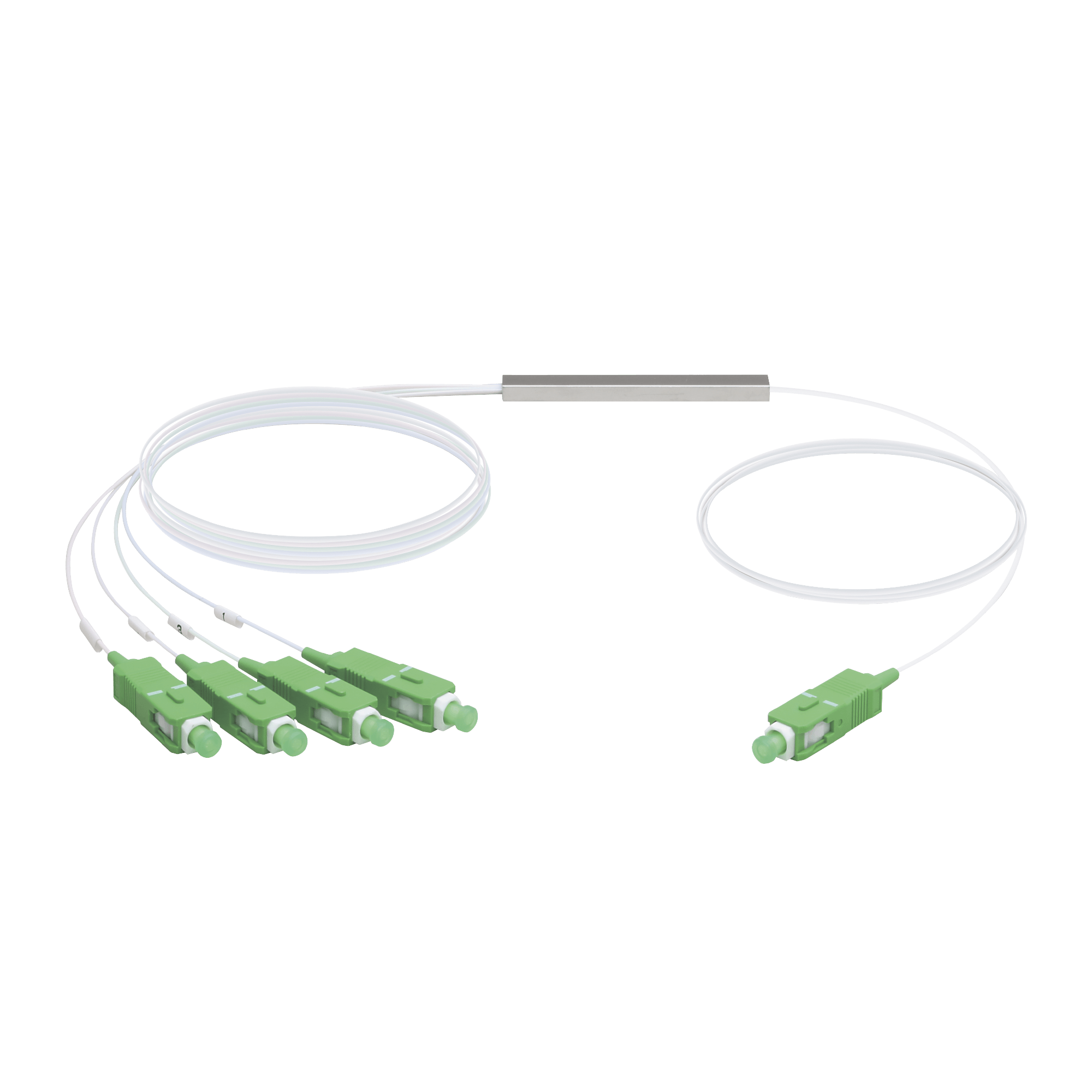 UFiber Splitter (Divisor Óptico) PLC 1 x 4, con conectores SC/APC – ProLink