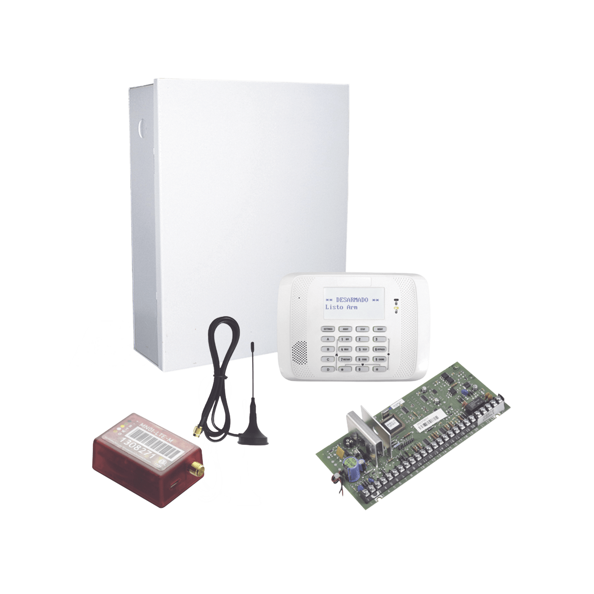 KIT de Panel de Alarma Hibrido/Teclado 6162RF Y Comunicador MN01LTEM ...